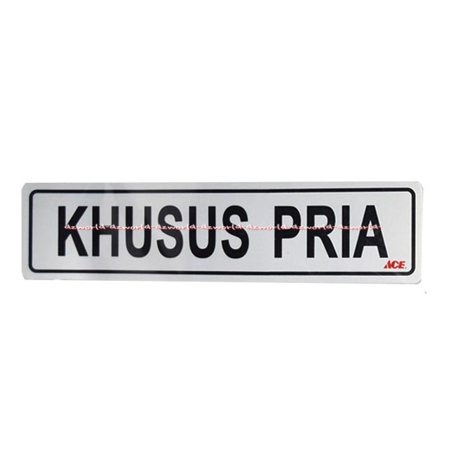 Jual Stiker Khusus Pria Sticker Pira Only Cowok Pria Laki Laki Arahan ...