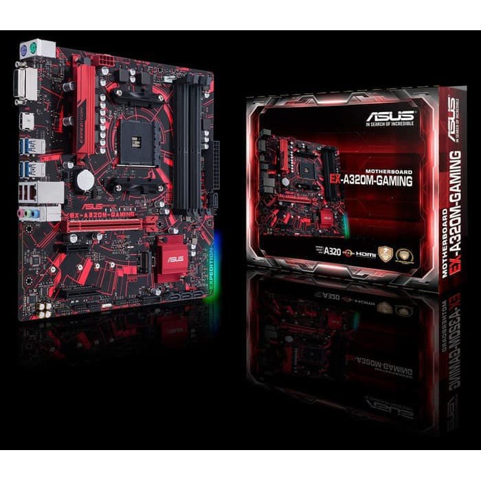 Jual Asus EX-A320M-Gaming (AM4, AMD Promontory A320, DDR4, USB 3.1 ...