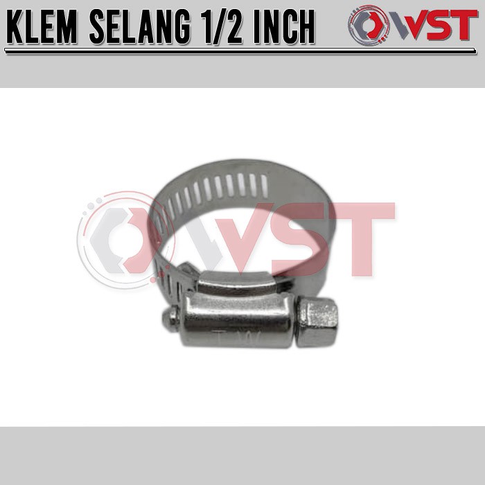 Jual Klem Selang 1/2" / Hose Clamp 1/2 Inch / 0.5Inch / 1/2Inch ...