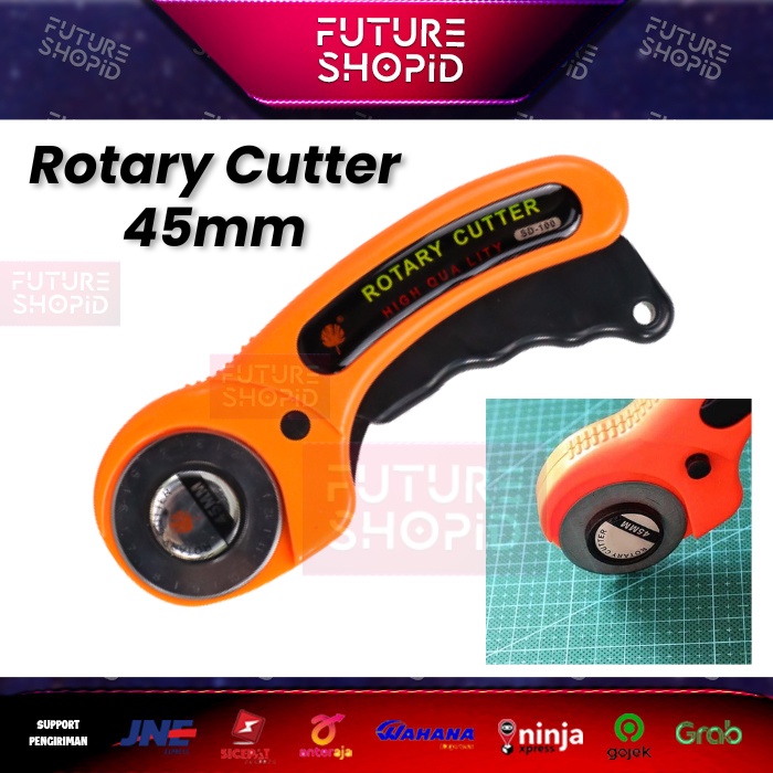 Jual Rotary Cutter Roller 45mm Pisau Alat Pemotong Craft Cutting Mat / Kertas Kardus Kain Paper ...
