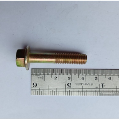 Jual BAUT TOPI / FLANGE BOLT KUNING M6 X 40MM (KUNCI 10) | Shopee Indonesia