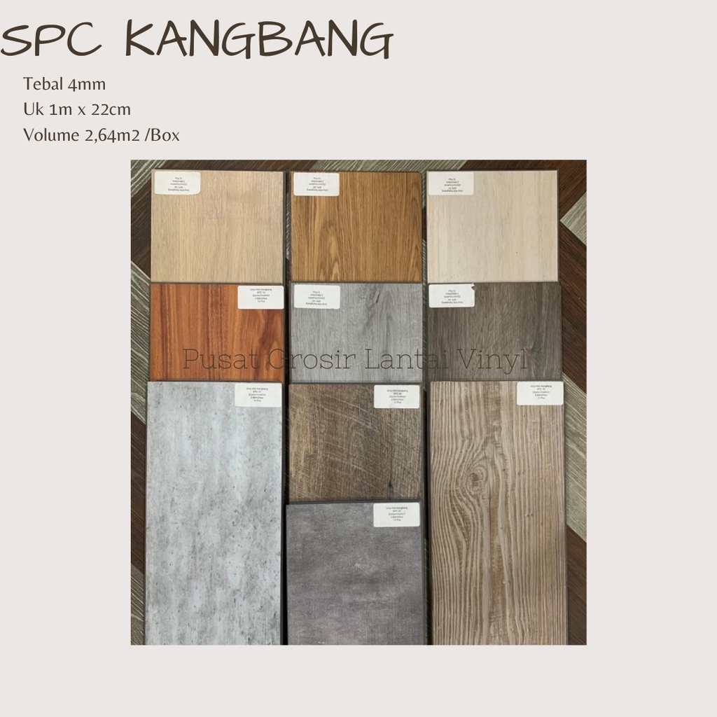 Jual SPC Kangbang Tebal 4mm Click on System - Lantai Vinyl Kayu Murah ...