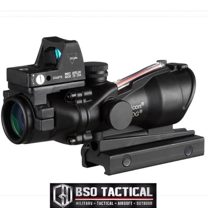 Jual Trijicon ACOG 4x32 RMR Tactical Fiber Optic Rifle Sight Airsoft ...