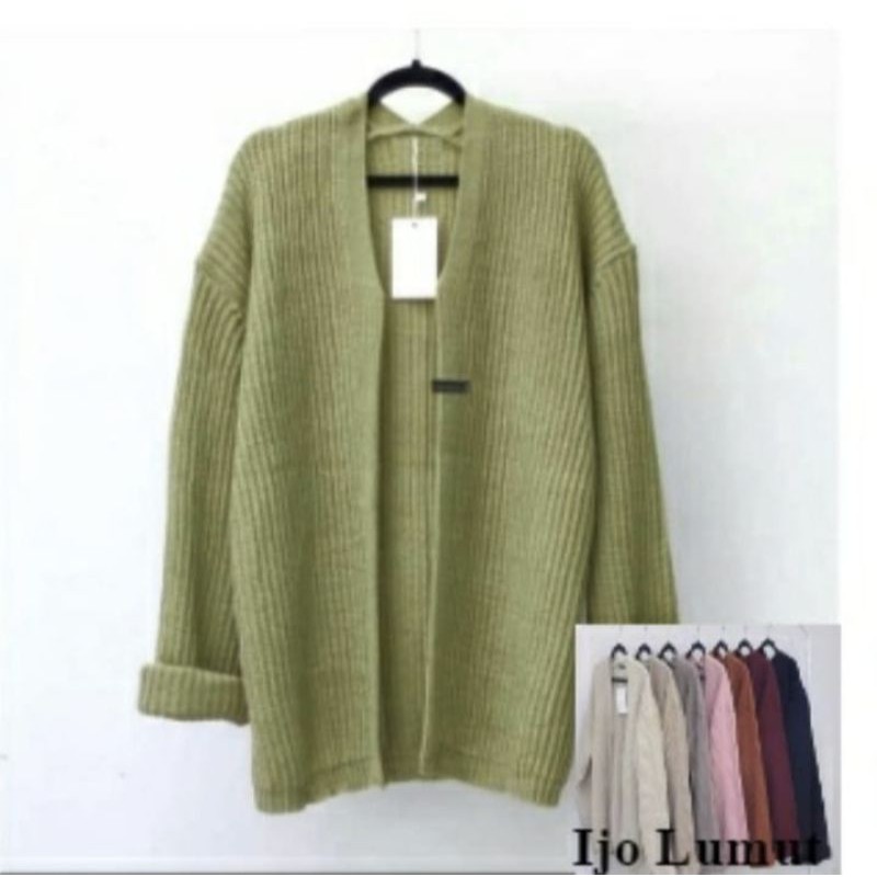 Jual KARDIGAN CARDIGAN RAJUT HALUS CARDY KNIT TERLARIS | Shopee Indonesia
