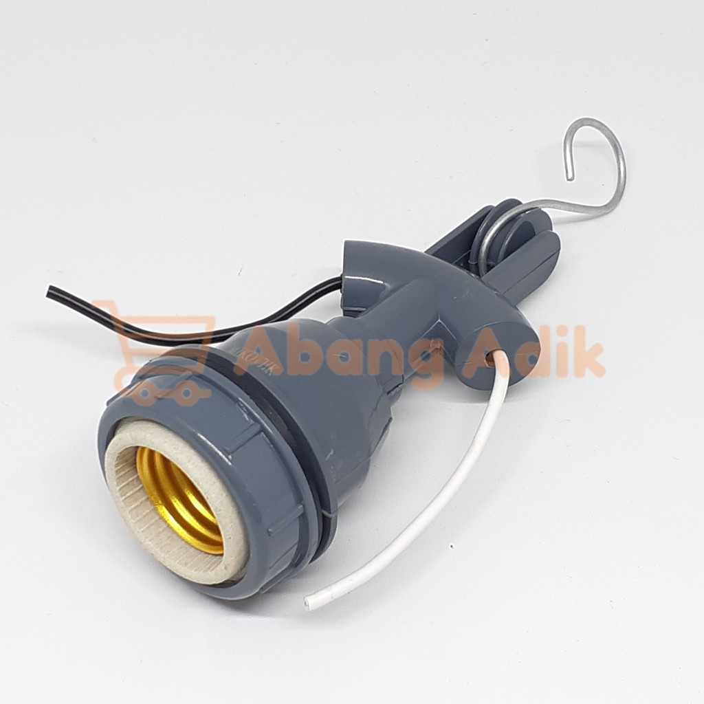 Jual Fitting Gantung Keramik WD + kawat / Fiting Lampu WD E27 tahan panas | Shopee Indonesia