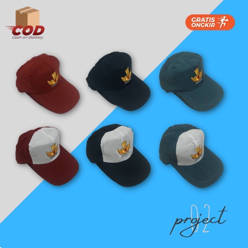 Jual Topi SD SMP SMA SMK Topi Sekolah Seragam Sekolah Logo Bordir ...