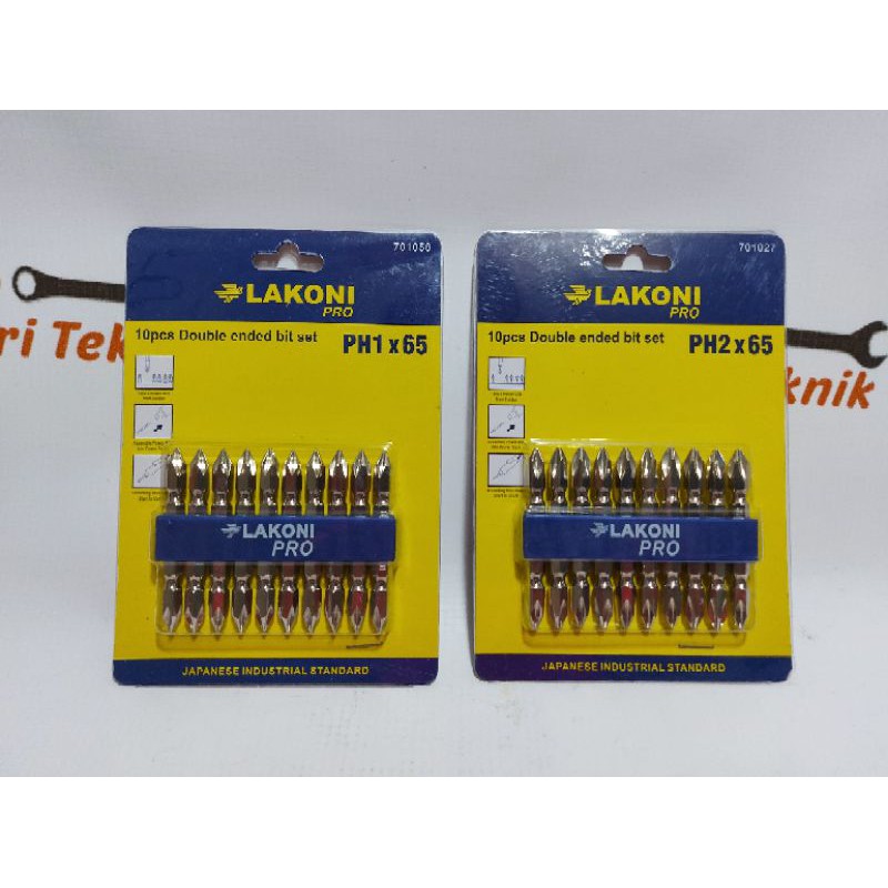 Jual PER 10 PCS!!! MATA OBENG GYPSUM JETJO TOOL LAKONI PRO PH1 X 65 MM ...