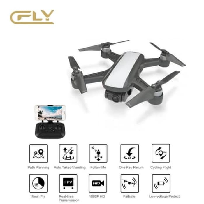 Jual Drone CFLY DREAM Brushless 2 Axis Gimbal Wifi 5G FPV GPS FHD ...