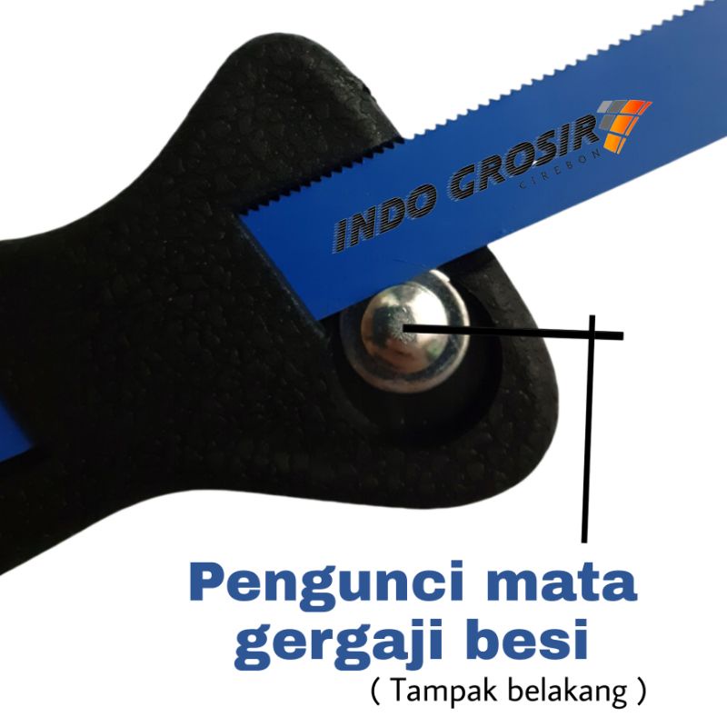 Jual Gagang Gergaji Besi 12" Kecil Mini Hacksaw Mata Gergaji Kayu Pipa ...