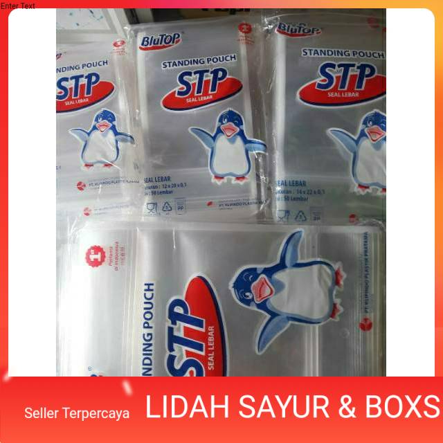 Jual Standing Pouch. Plastik STP Bluetop 9x15, 10x17, 12x20, 14x22 ...