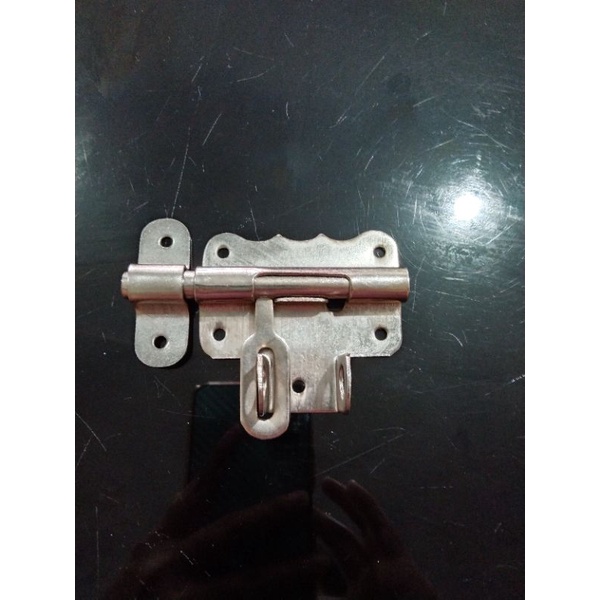 Jual Kunci slot pintu 3"stainless tebal | Shopee Indonesia