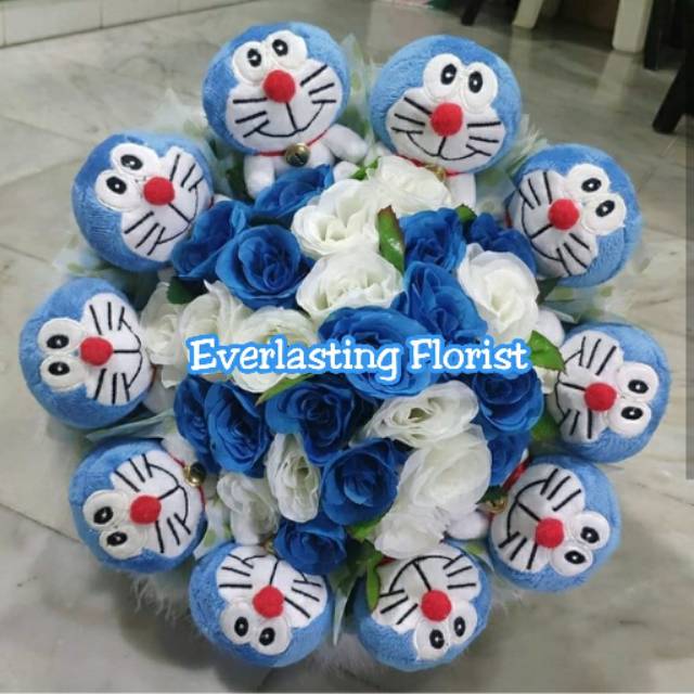 Jual Bouquet Boneka Doraemon Buket Bucket Bunga Nobita Wedding Wisuda ...