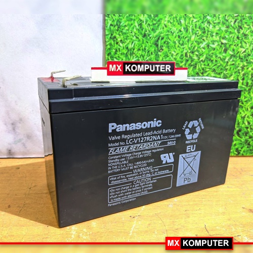 Jual Panasonic Accu Kering 12v 7.2ah Baterai UPS Aki Battery - LC-V127R2NA OEM | Shopee Indonesia