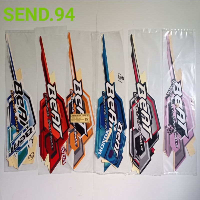 Jual striping sticker Honda Beat carbu 2008 | Shopee Indonesia
