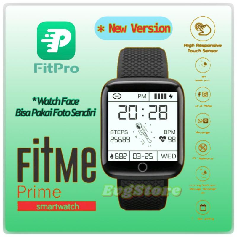 Jual 【COD】FitPro FitHere Vyatta FitMe Prime Smartwatch - Watch Faces ...