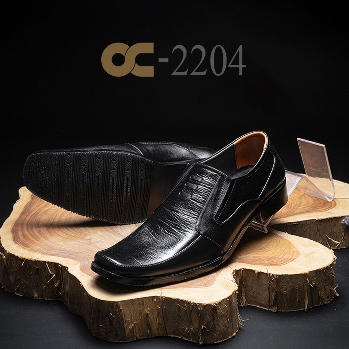 Jual Sepatu Pria Kantoran Formal Hitam Kasual Kulit Original New ...
