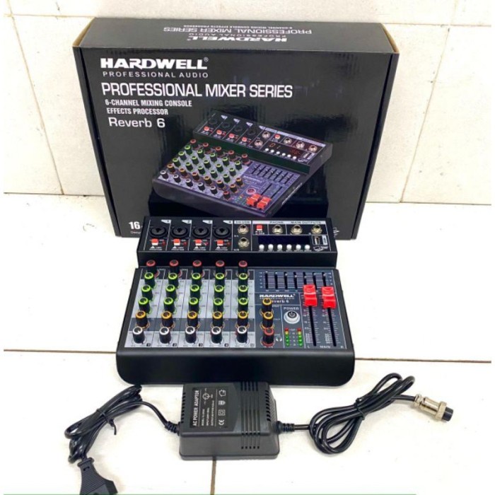 Jual Mini Mixer Hardwell Reverb 6 / Reverb-6 / Reverb6 Original ...