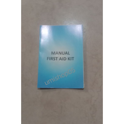 Jual Daftar Isi P3K Manual Firts Aid Kit | Shopee Indonesia