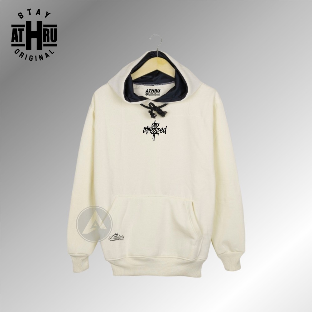 Jual Jaket Hoodie Pria Sablon Tulisan DE TRESETDIT Sweater Hudi Cowok ...