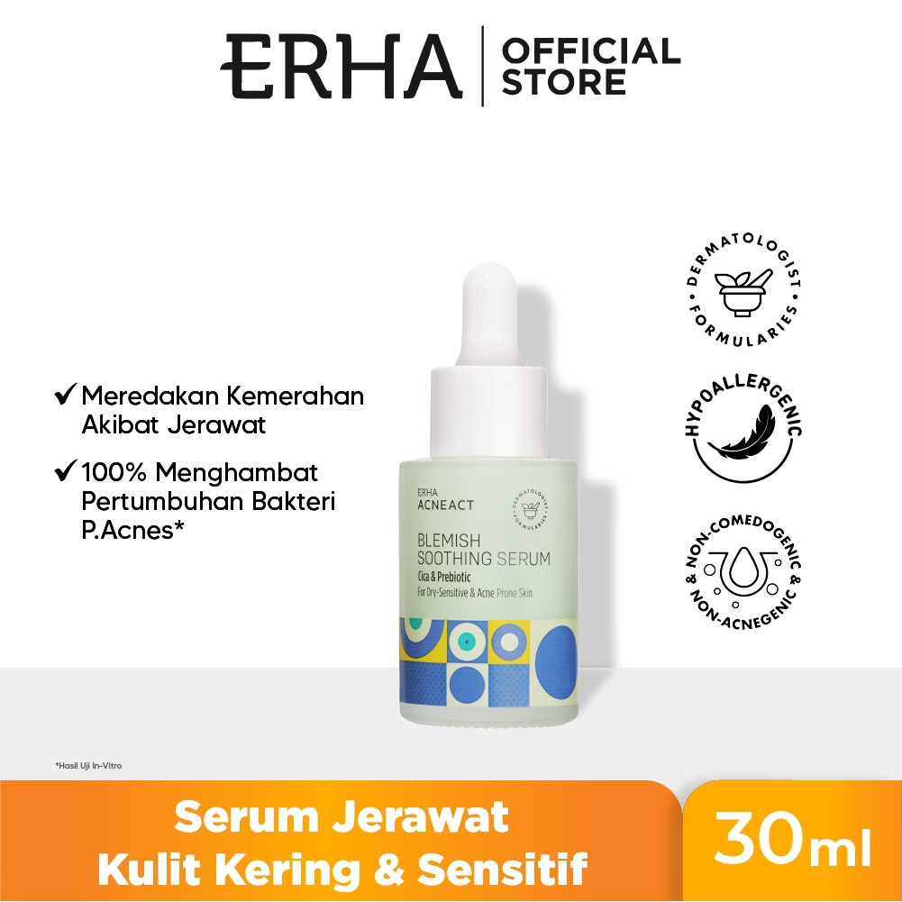Jual ERHA AcneAct Blemish Soothing Serum - Kulit Kering & Sensitif ...