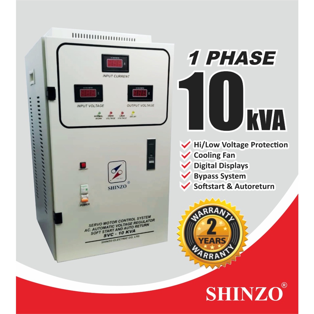 Jual Stabilizer Shinzo SVC 10 KVA | Shopee Indonesia