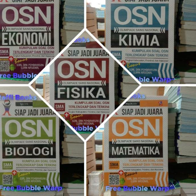Jual New! Buku OSN - Siap Jadi Juara OSN Matematika, Ekonomi, Fisika, Biologi, Kimia SMA ...