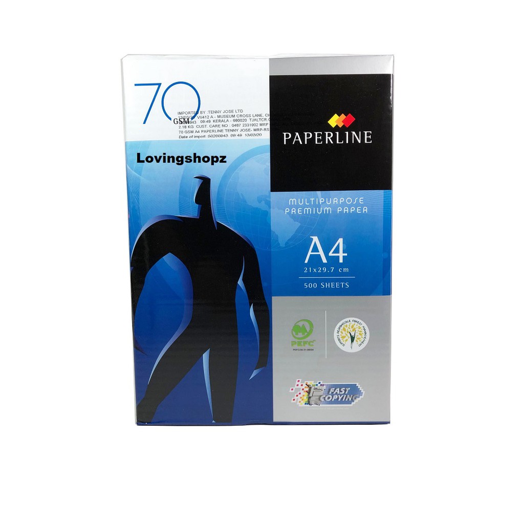 Jual Kertas HVS A4 Paperline 70 gram, Kertas Print A4, Kertas Fotokopi ...