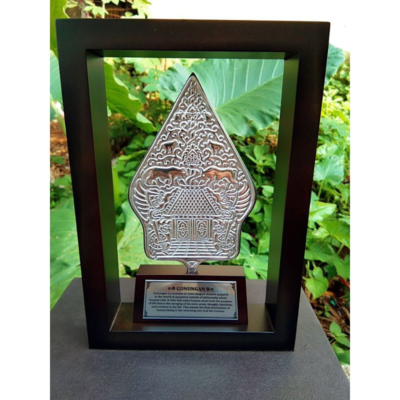 Jual pajangan wayang Gunungan / plakat wayang / cinderamata wayang ...