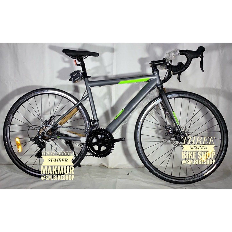 Jual SEPEDA BALAP ROAD BIKE ELEMENT POLICE TORONTO 700c DARK GREY | Shopee Indonesia