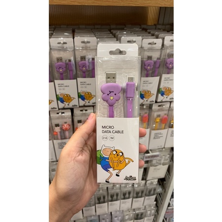 Jual CABLE MICRO ADVENTURE TIME BMO & LUMPY MINISO | Shopee Indonesia