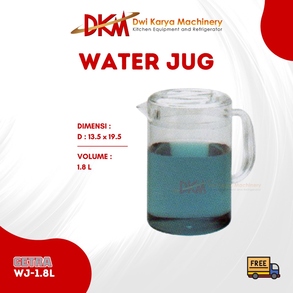Jual Water Jug Getra Wj-1,8L / WJ-2.2L / Teko Minuman untuk Restoran ...
