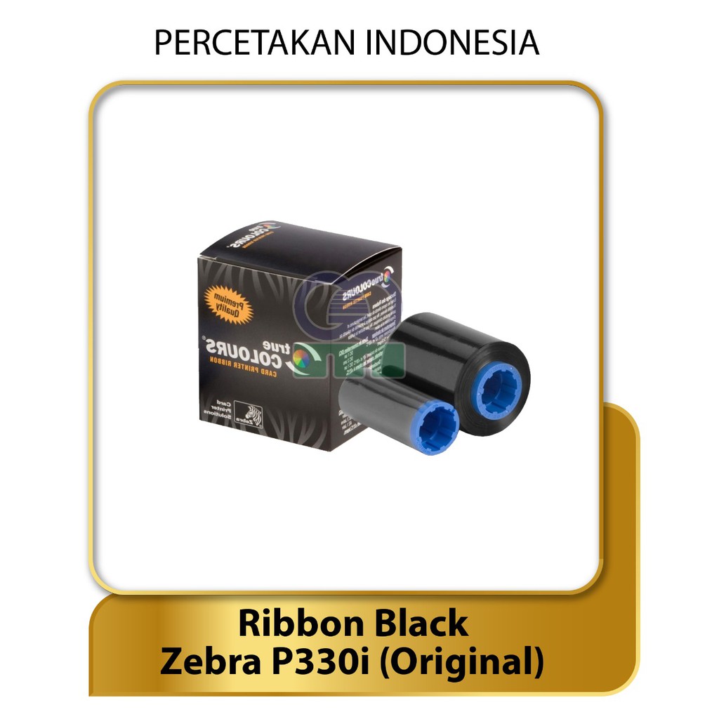 Jual RIBBON BLACK - ZEBRA P330i (Original) | Shopee Indonesia