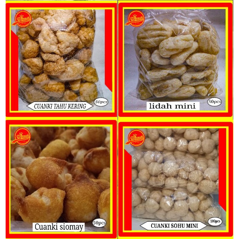 Jual ANEKA TOPING BASO ACI/SEBLAK/CUANKI TAHU/LIDAH MINI/CUANKI SIOMAY ...