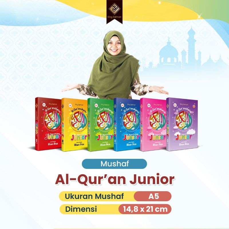 Jual COD Alquran anak ukuran A5 FREE JUZ AMMA mushaf JUNIOR king Salman cocok penghafal belajar ...