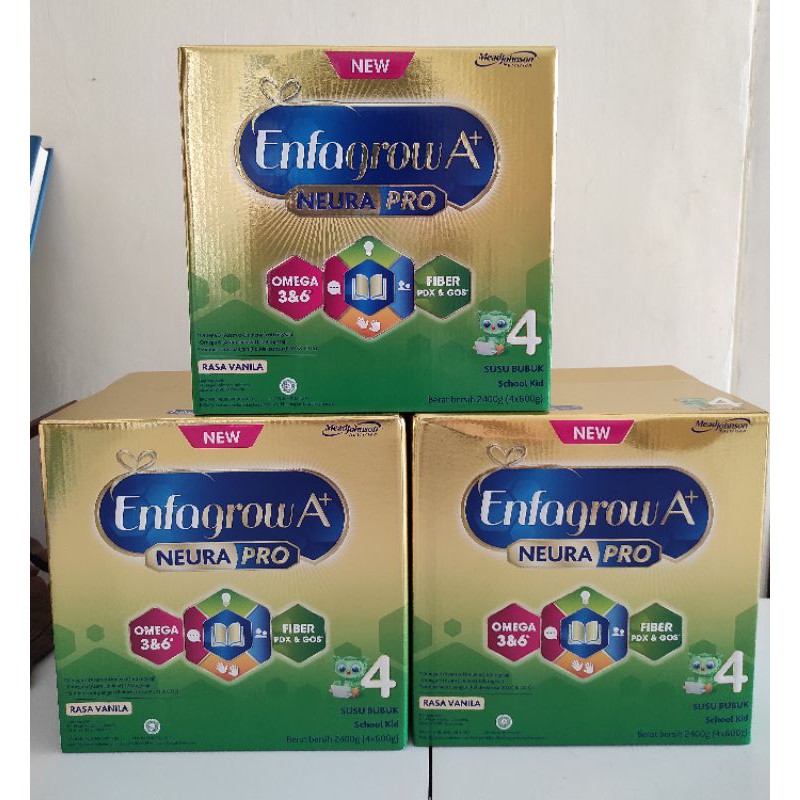 Jual Enfagrow A+ 4 Vanila Box 2400gr (2 Box Free Gift) | Shopee Indonesia