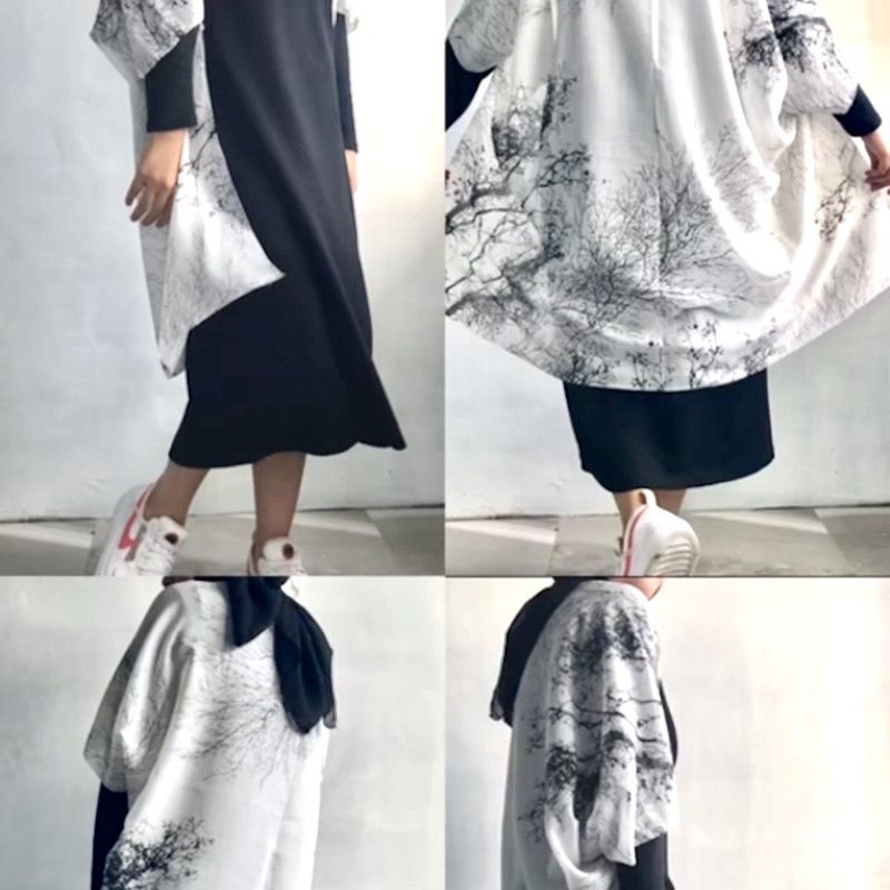 Jual OUTER SCARF CARDIGAN WANITA MOTIF TERLARIS PREMIUM | Shopee Indonesia