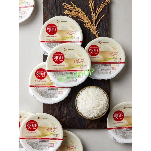 Jual NASI PUTIH KOREA / HETBAHN COOKED WHITE RICE / CJ FOOD/ NASI PUTIH ...