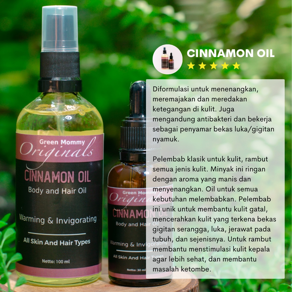 Jual Cinnamon Body Oil – Natural Moisturizer & Massage Oil | Hydrating ...