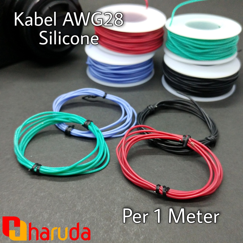 Jual Kabel AWG28 SIlikon Per 1 Meter | Shopee Indonesia