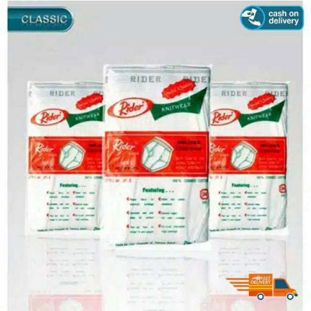 Jual (ISI 3PC) CD RIDER 125 || Daleman cowo|| ISI 3PC | Shopee Indonesia