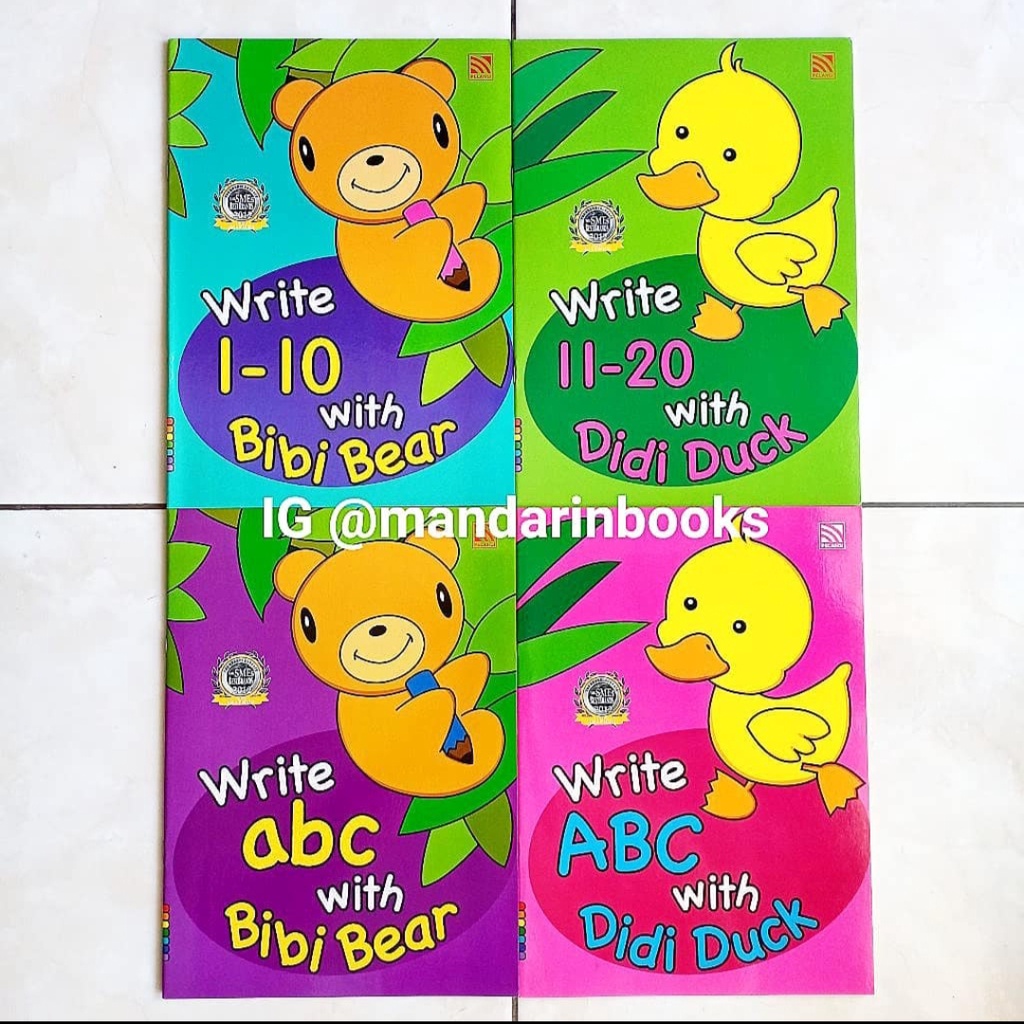 Jual BUKU NURSERY WRITE WITH BIBI AND DIDI | Shopee Indonesia