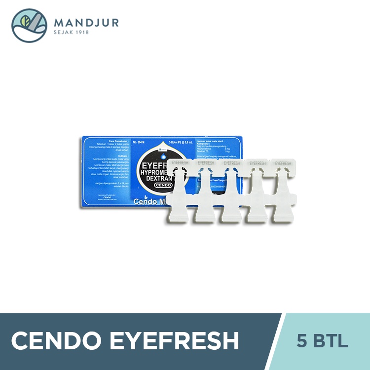 Jual Cendo Eyefresh Minidose 0.6 mL - Obat Tetes Steril Mata Kering ...