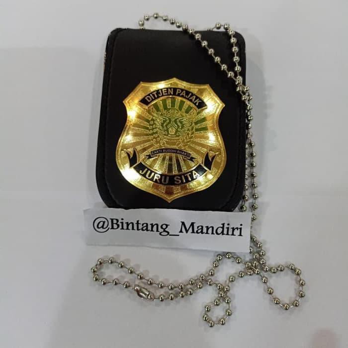 Jual Name tag id card dompet kalung lencana kta ditjen pajak kulit ...