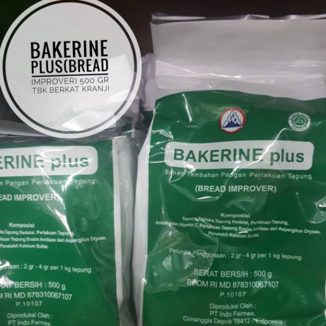 Jual Bakerine plus (bread improver)500gr (Sebelum dipacking sudah kami ...