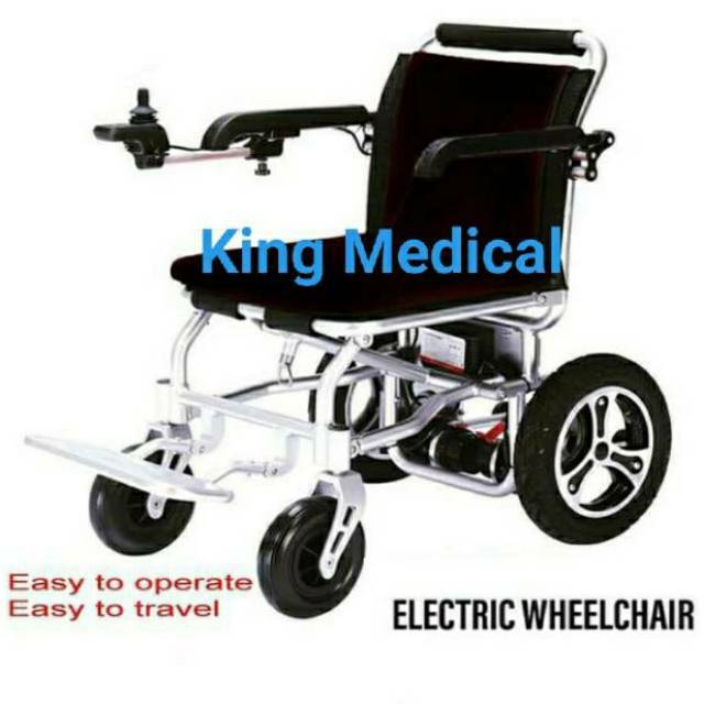 Jual Kursi Roda Elektrik Travel Travelling Ringan Kokoh Murah Garansi ...