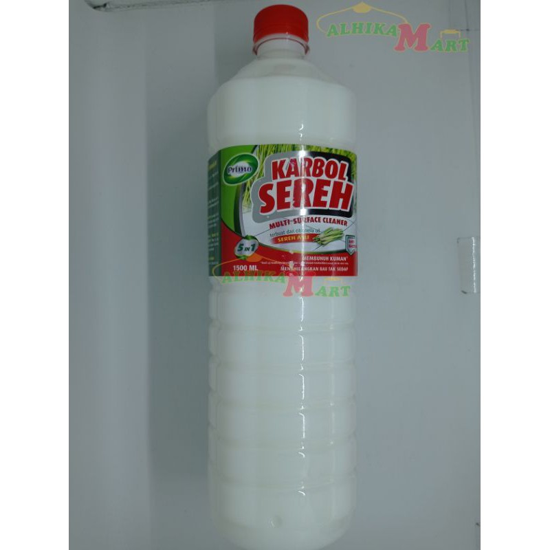 Jual Primo Karbol Sereh Botol Netto 1500 ml | Shopee Indonesia