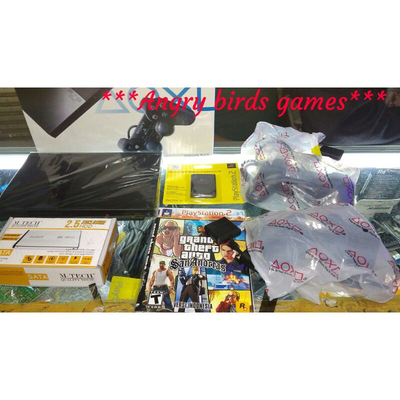 Jual PS2 slim sony seri 90006 Matrix multi fungsi bisa hardisk atau bisa kaset | Shopee Indonesia