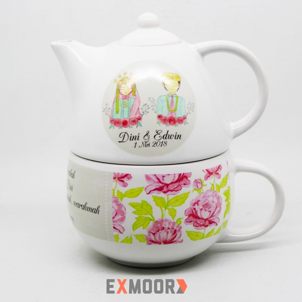 Jual Exmoor Set Teko Susun Pengantin Sunda Hijab untuk Kado Pernikahan ...