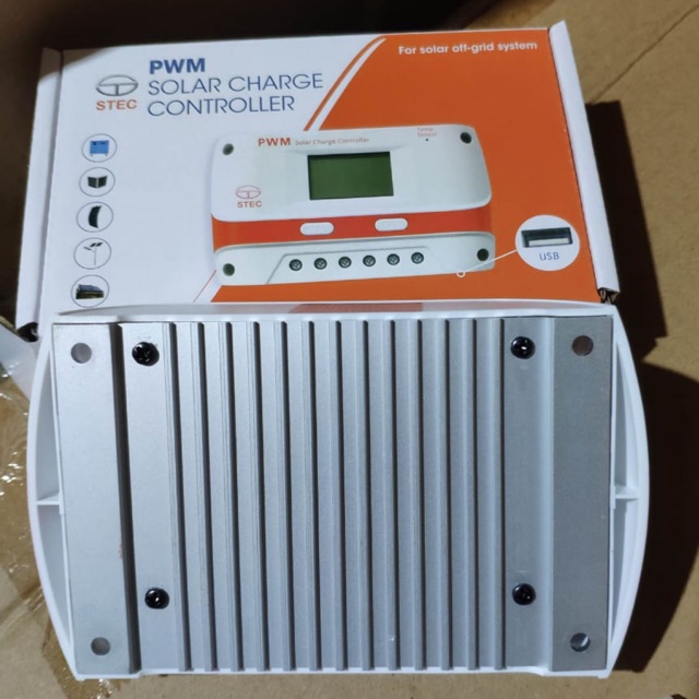 Jual Promo solar charge controller kontroller pwm stec 10a 10 a digital ...
