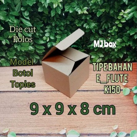 Jual kardus karton uk, 9x9x8 cm.. box corrugated die cut, untuk packing ...